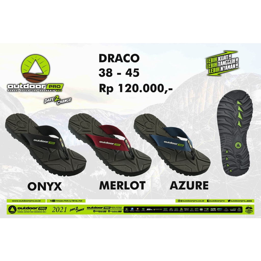 Jual Sandal Gunung / Outdoor Pro / Draco/ HK-OUTDOOR | Shopee Indonesia