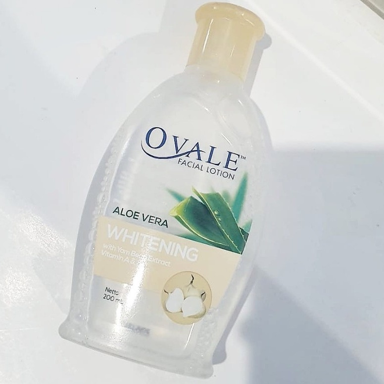Jual Ovale Facial Lotion Aloe Vera Whitening With Yam Bean Extract ...