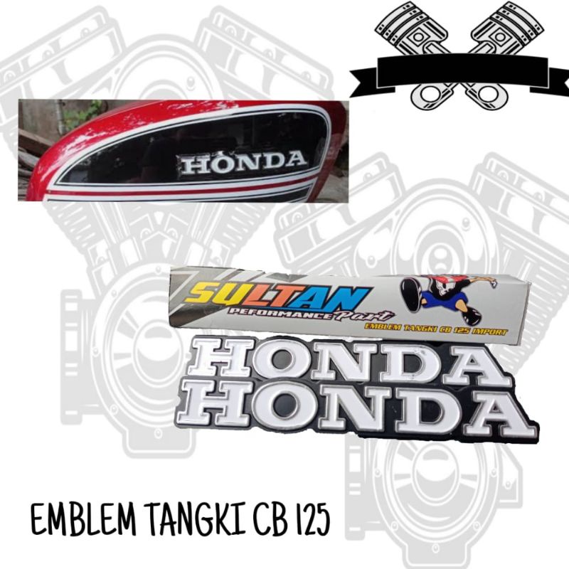 Jual EMBLEM TANGKI CB125 LOGO TANGKI CB 125 IMPORT SULTAN | Shopee ...