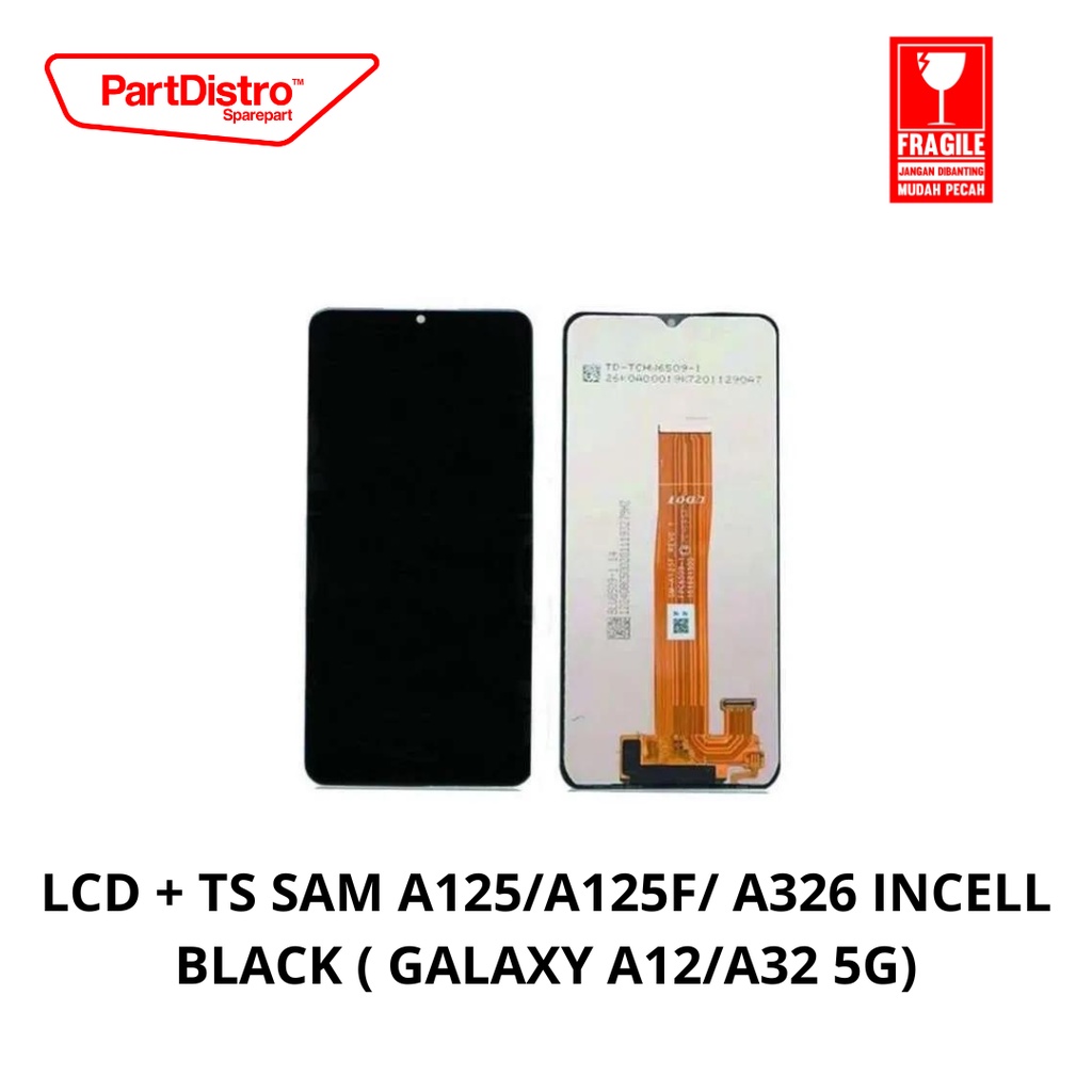 Jual LCD+TS TOUCHSCREEN SAM A125/A125F/A326 INCELL BLACK (GALAXY A12 ...