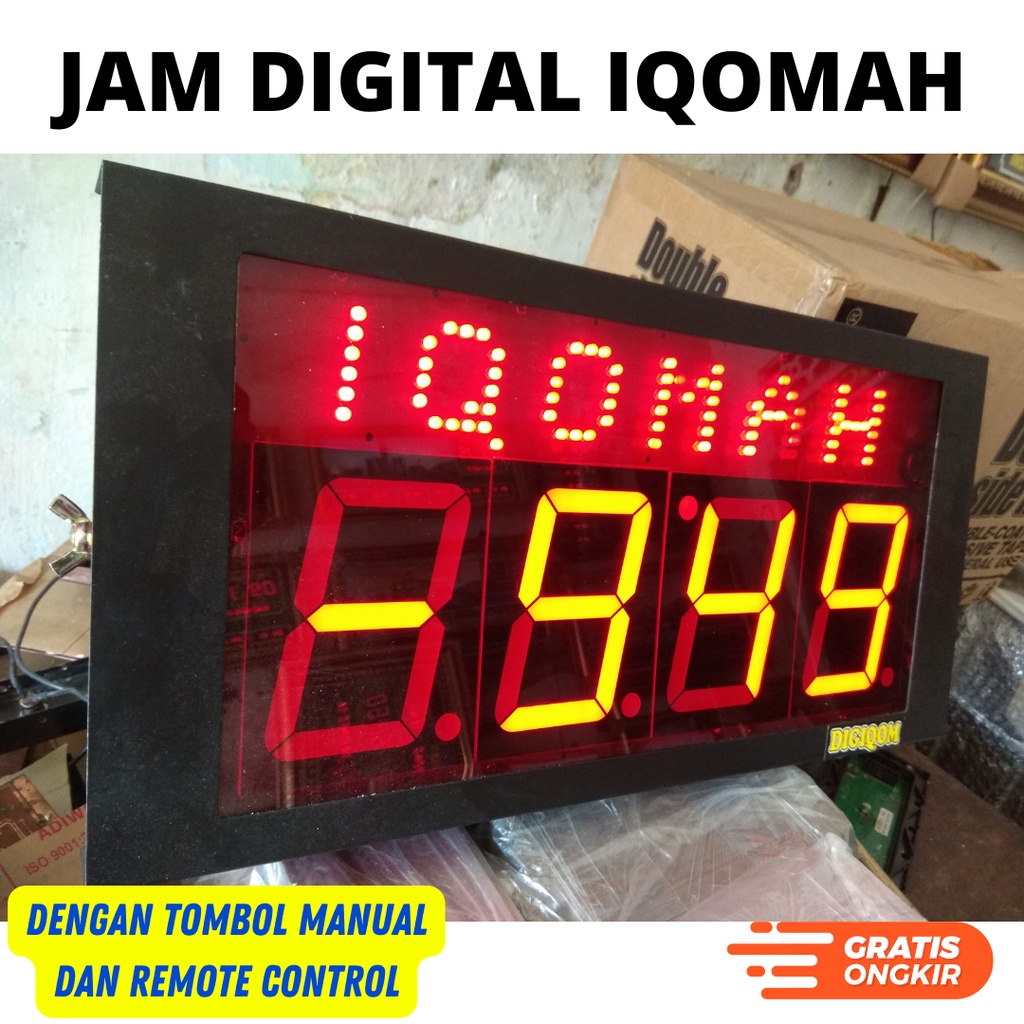 Jual JAM DIGITAL IQOMAH PENGATUR JEDA ADZAN IQOMAH MURAH UNTUK MASJID ...