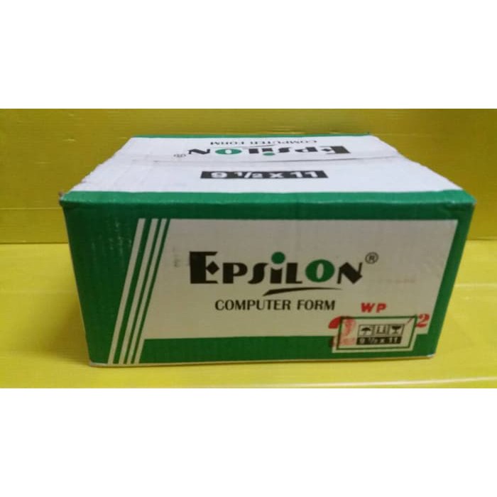 Jual Epsilon Cont Form 9 1/2 x 11 : 2 2 Ply (K2 : 2) | Kertas Komputer ...