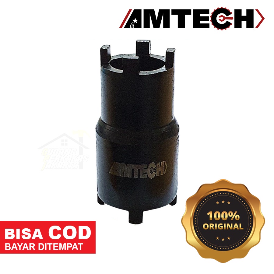 Jual Amtech Kunci Mur Kopling Treker Mahkota - Double Crown Socket 1/2 Inch ORIGINAL | Shopee ...