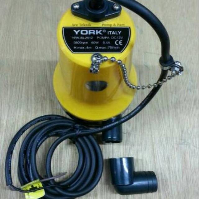 Jual York YRK BL2512 DC 12 volt Pompa Celup Nelayan Kapal Perahu ...
