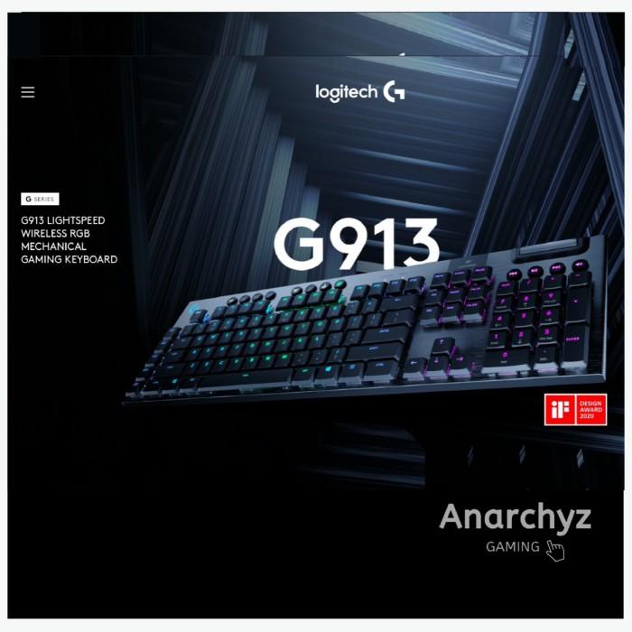 Jual Logitech G913 G915 Lightspeed Wireless RGB Mechanical Gaming ...