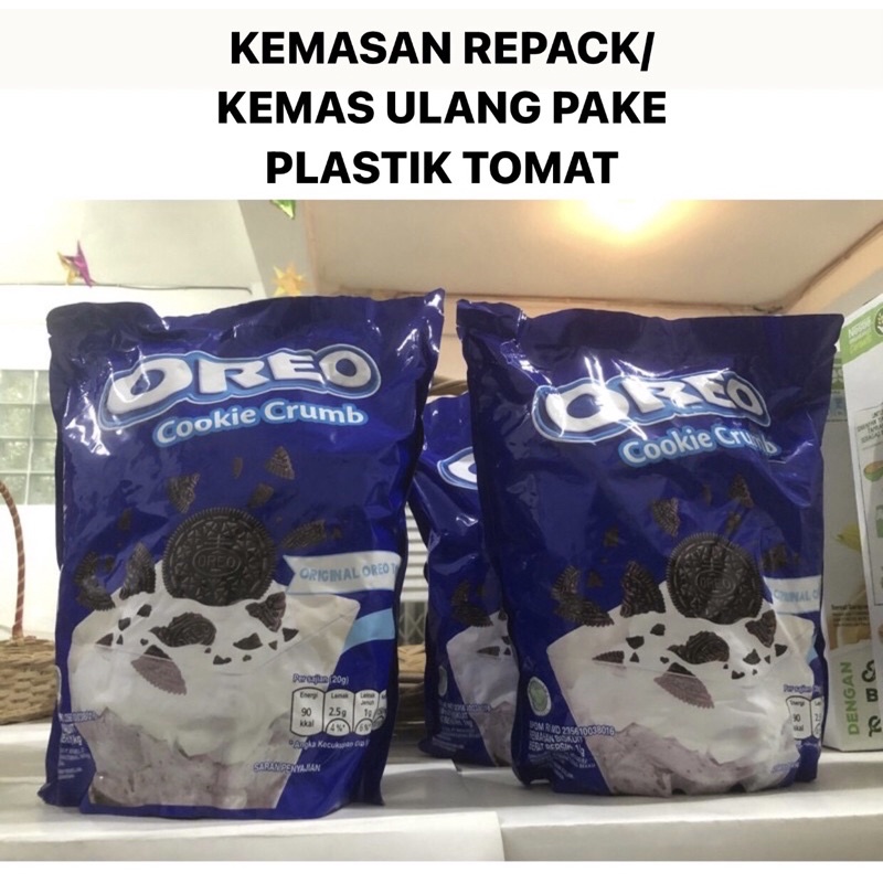 Jual OREO Cookie Crumb REPACK PAKE PLASTIK TOMAT 100 gr & 250 gr 100% ...