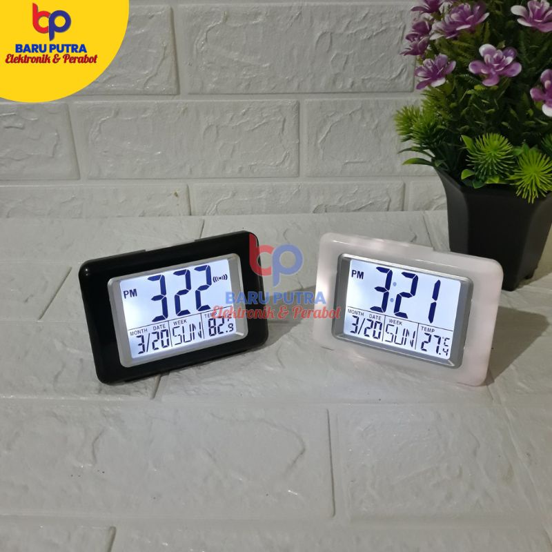 Jual Jam Digital Talking Clock Alarm Big LCD Display Atima AT-846E ...