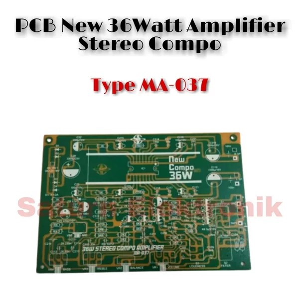 Jual PCB 36W Stereo Compo Amplifier MA-037 | Shopee Indonesia