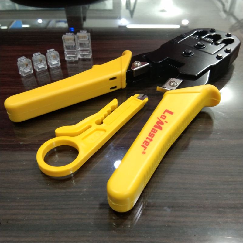 Jual Lo'Master Modular Plug Crimping Tool (Tang Krimping) | Shopee ...