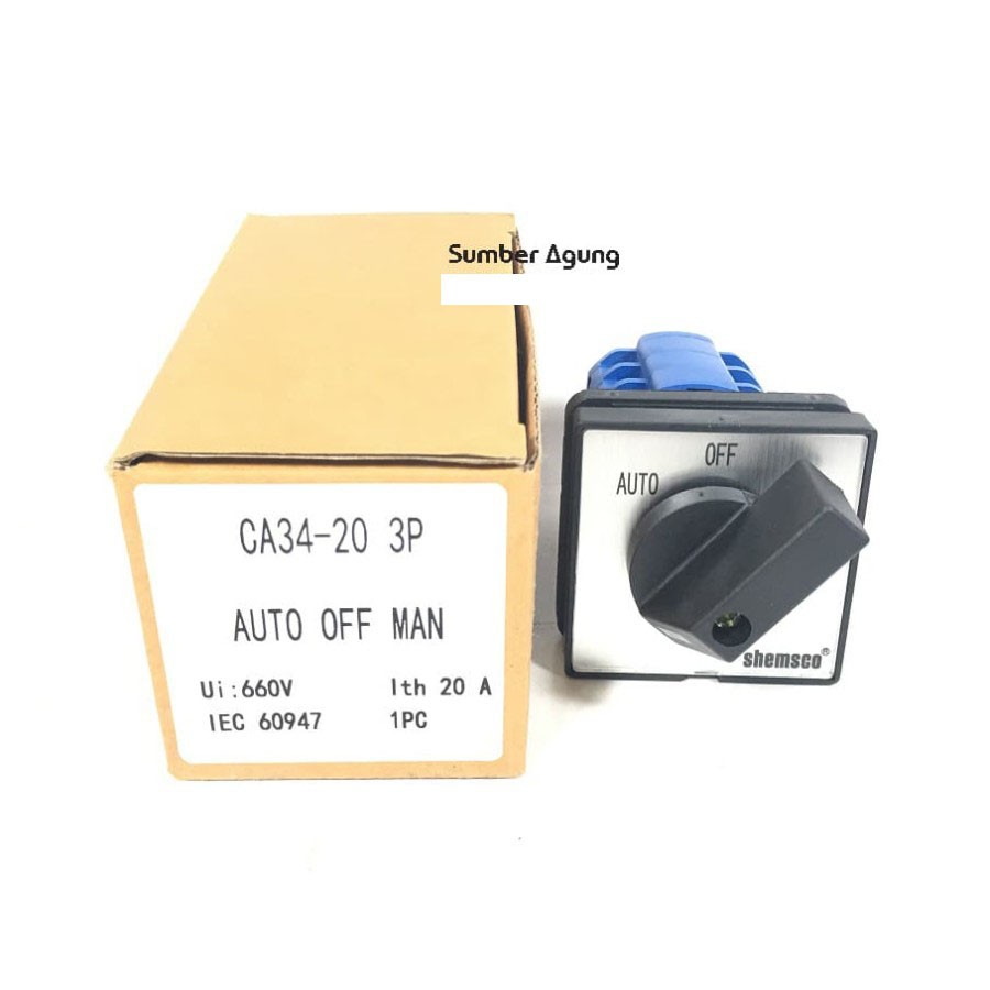 Jual Selector CA34-20 3P Auto Off Man CA34 Rotary Switch Selector ...