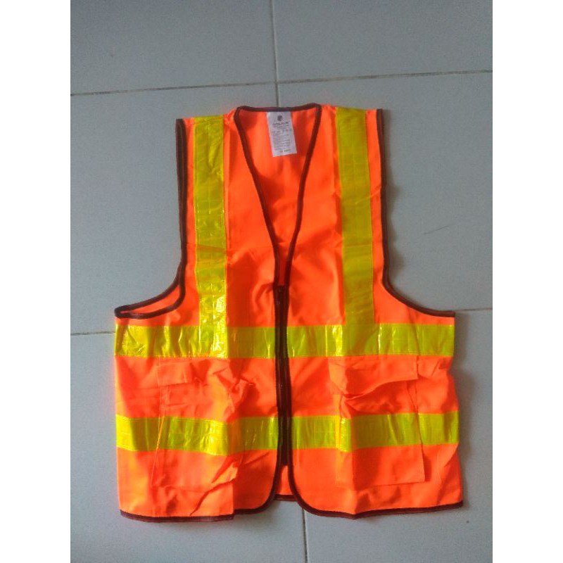 Jual Rompi polyester tebal resleting rompi mekanik safety proyek rompi ...