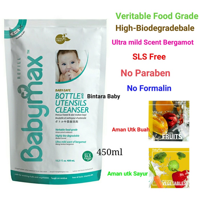 Jual warmer-sterilizer- babymax 450ml refill baby max pencuci botol ...
