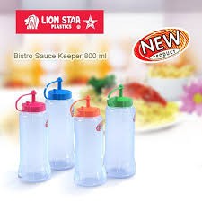 Jual Botol Kecap/ Botol Saus/ Botol Minyak LION STAR Bistro Sauce Keeper 1Liter TS-51 Tempat ...