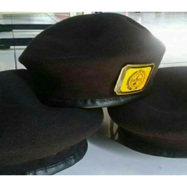 Jual Topi Baret Pramuka Penggalang Penegak Bludru Flanel Bahan Tebal ...