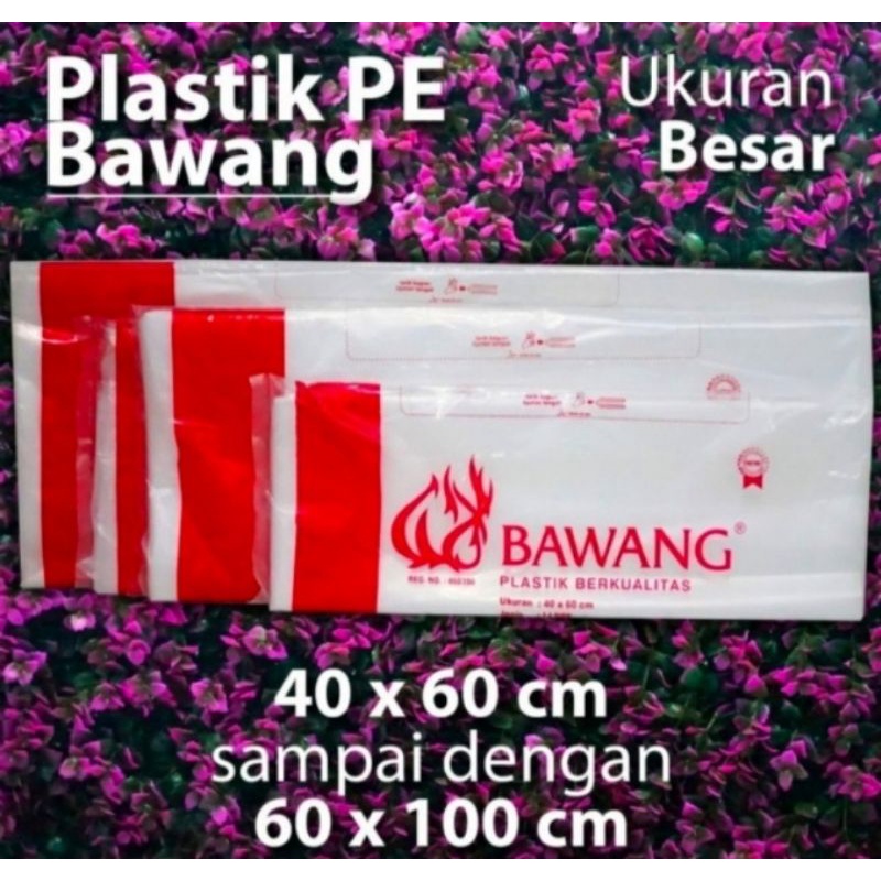 Jual PLASTIK PE CAP BAWANG - UKURAN BESAR - JUMBO | Shopee Indonesia
