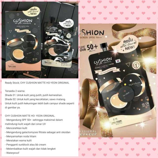 Jual Chy cushion travel size sachet - chu cushion matte - foundation ...