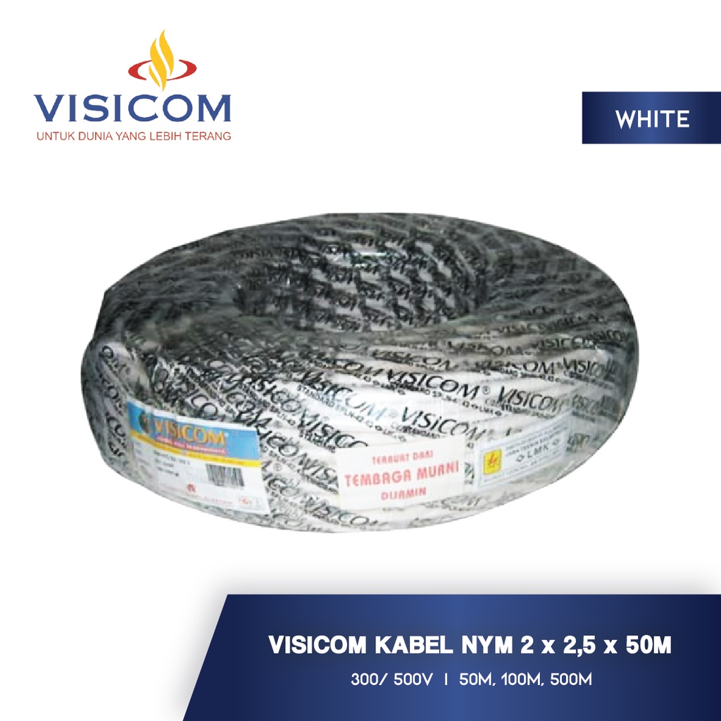 Jual VISICOM Kabel NYM 2x2,5x50 Meter | Shopee Indonesia