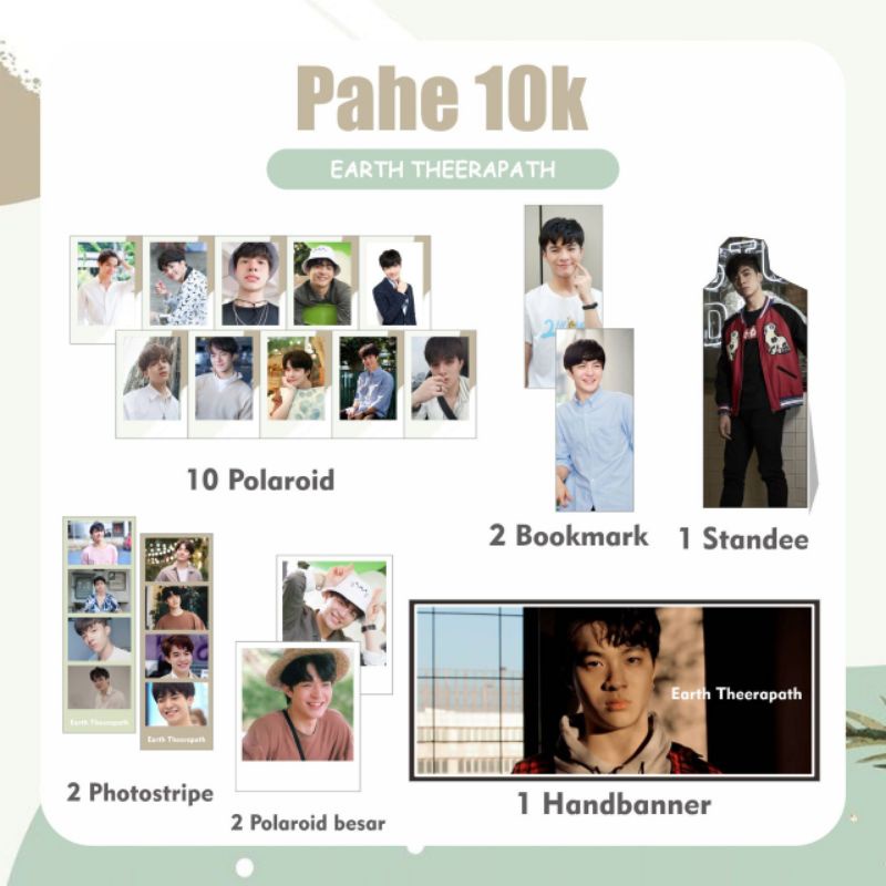 Jual PAHE BEN EARTH Theerapat aktor THAILAND 2moon series ll FOLK THITIPAT | Shopee Indonesia