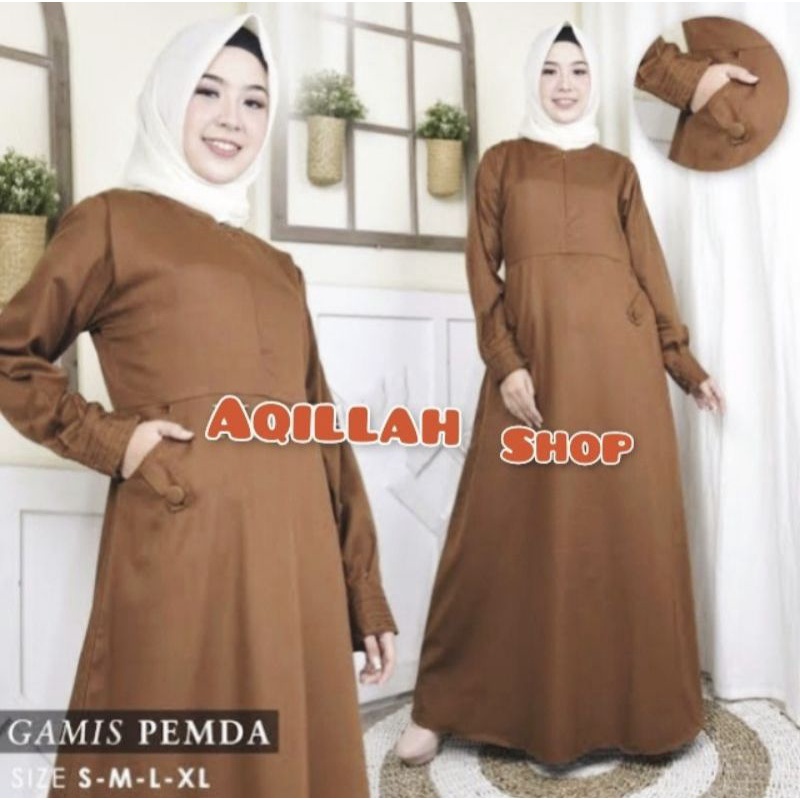 Jual GAMIS PNS TOYOBO/SERAGAM PEMDA PANGKAT/GAMIS COKLAT ACEH/GAMIS KATUN TOYOBO MURAH/GAMIS ...