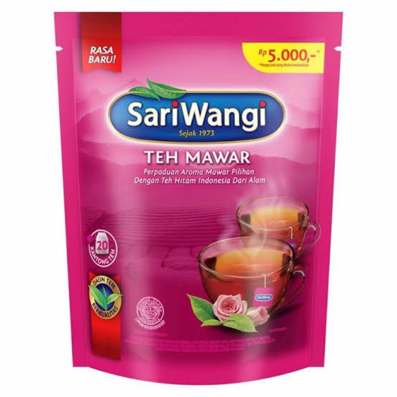 Jual SariWangi Teh mawar isi 20kantong | Shopee Indonesia
