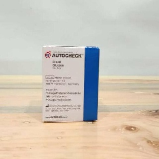 Jual STRIP STIK AUTOCHECK GLUCOSE AUTOCHECK GULA DARAH AUTOCHECK ISI 25 ...