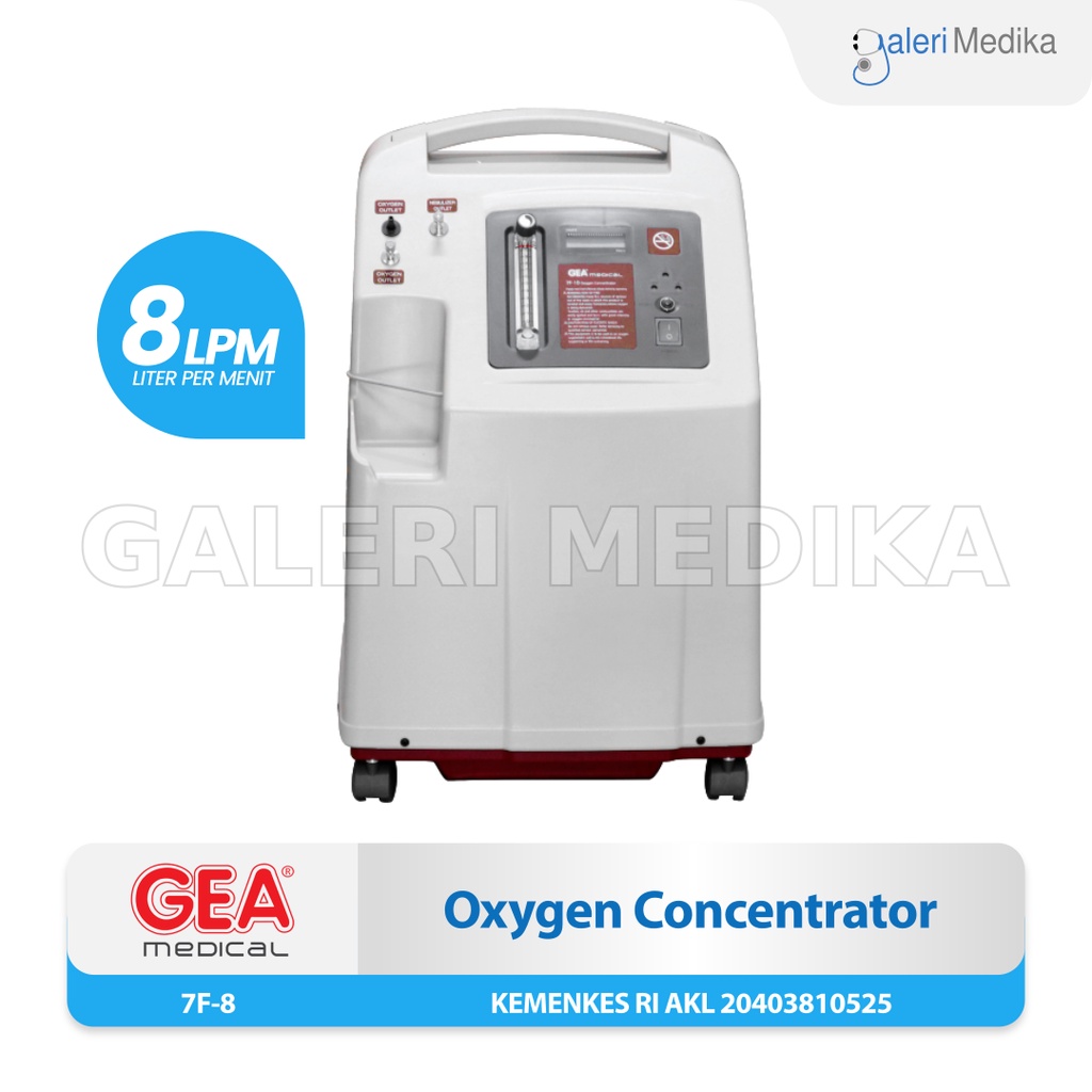 Jual Oxygen Concentrator GEA 7F-8 LPM / Oksigen Konsentrator - Alat ...