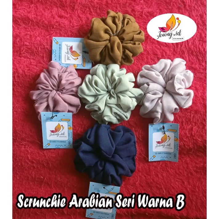 Jual Scrunchie Arabian Seri Warna B | Shopee Indonesia
