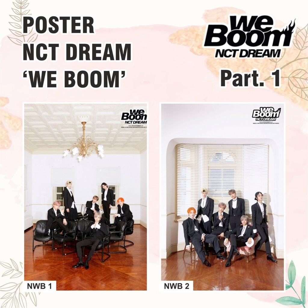 Jual POSTER NCT DREAM WE BOOM JISUNG CHENLE JAEMIN HAECHAN JENO RENJUN ...