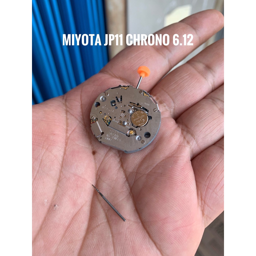 Jual MESIN JAM TANGAN MIYOTA JP11 JP 11 POSISI CHRONO 6 DAN 12 ORIGINAL | Shopee Indonesia