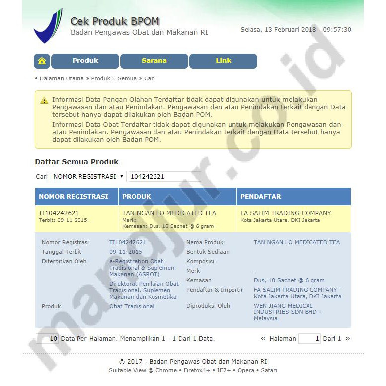 Jual TAN NGAN LO MEDICATED TEA (UBAT AKAR AKAR TEH SEJUK CAP TAN NGAN ...