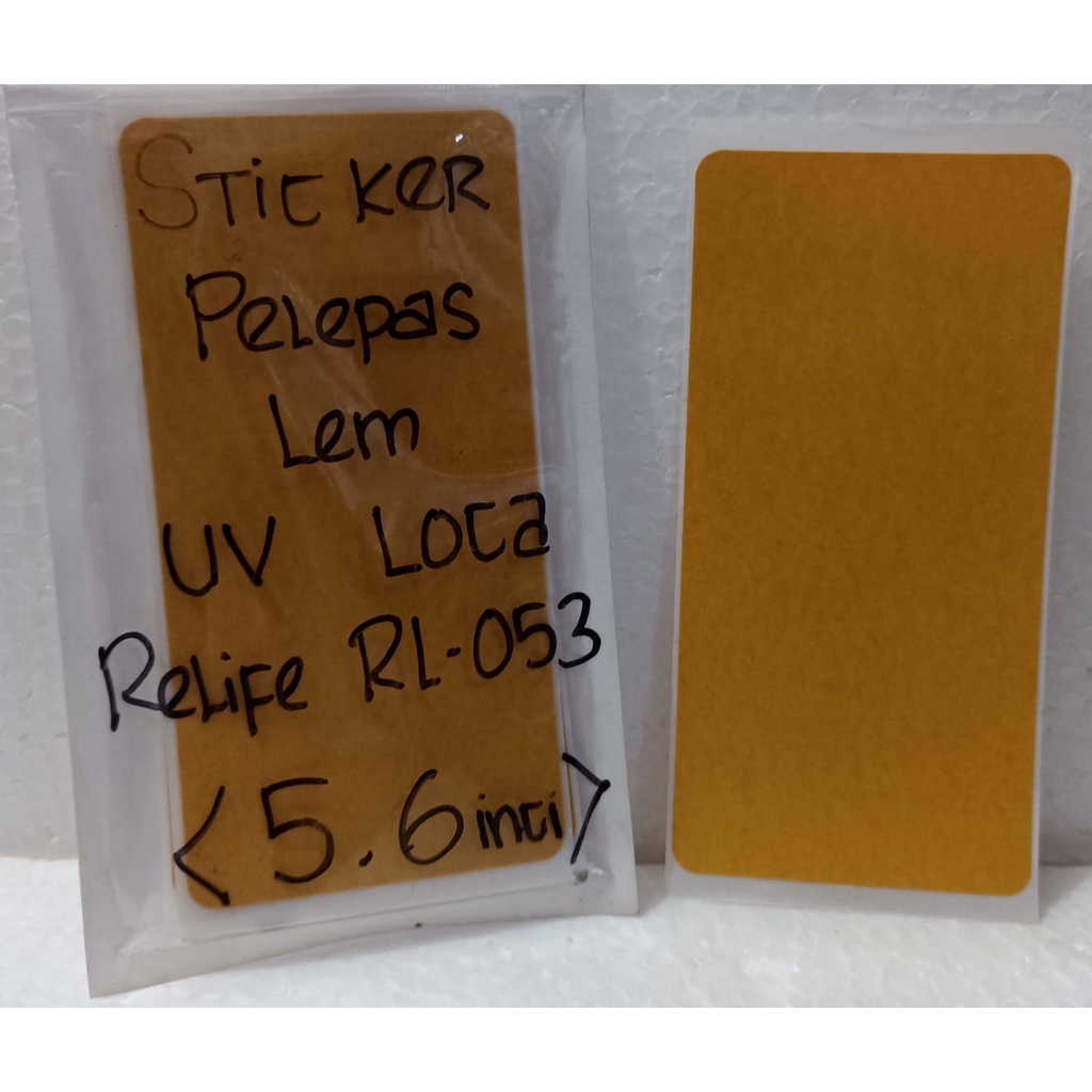 Jual STICKER PELEPAS LEM OCA RELIFE RL-053 5.6"INCI | Shopee Indonesia