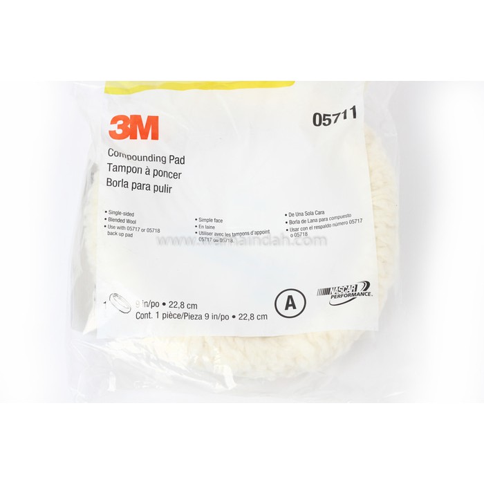 Jual 3m Ori HookIt Compounding 8" Wool Poles Putih 5711 | Shopee Indonesia