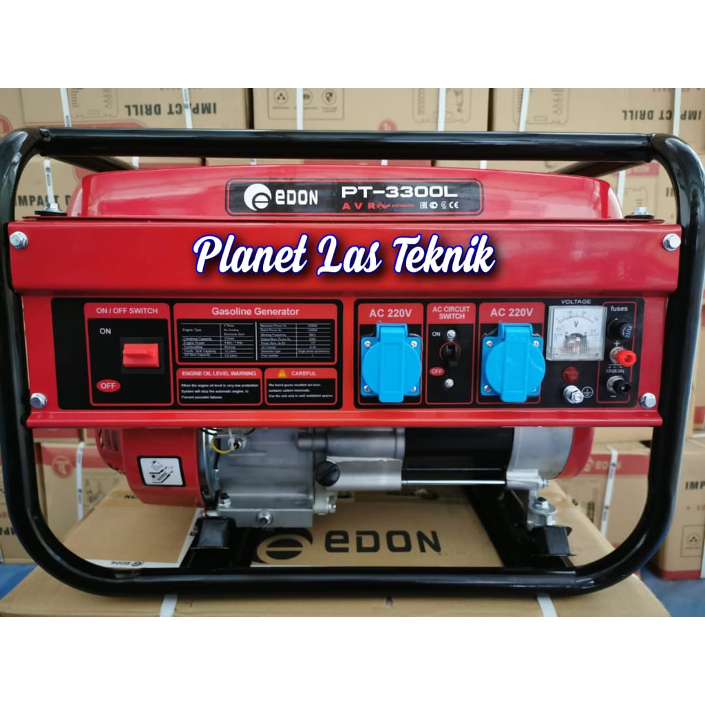 Jual GENSET Edon 3000Watt EDON PT3300L Gasoline Generator Bergaransi ...