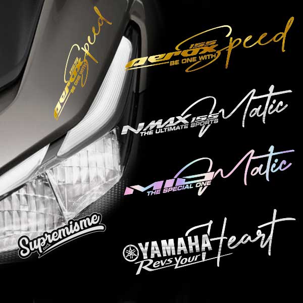 Jual Stiker Motto Aerox NMAX / Sticker Motor Pelan Aerox NMAX YAMAHA ...