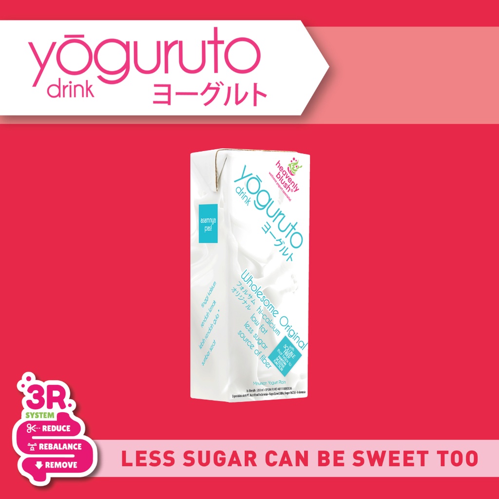 Jual Heavenly Blush Yoguruto Blackcurrant, Peach, Strawberry, Original ...