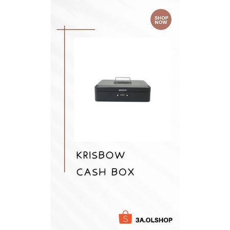 Jual Krisbow cash box dengan nomor kombinasi 30cm hitam | Shopee Indonesia