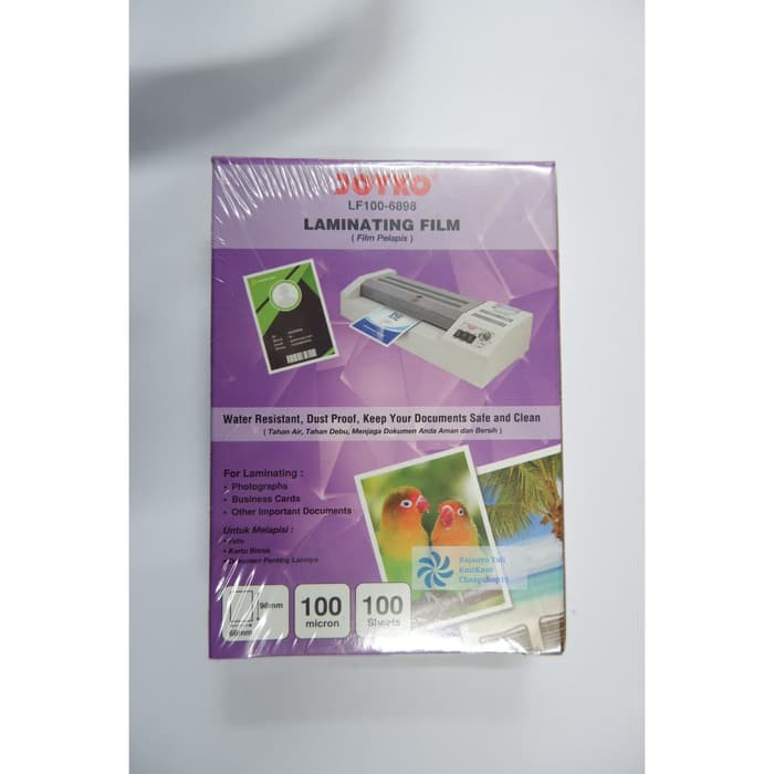 Jual Plastik Laminating KTP Joyko LF100-6898 RJT | Shopee Indonesia