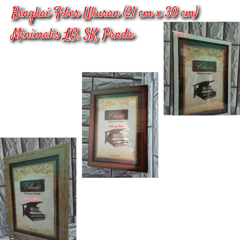 Jual Bingkai / Frame / Pigura Foto Ukuran A4 / 11R / 10RP / Sertifikat ...