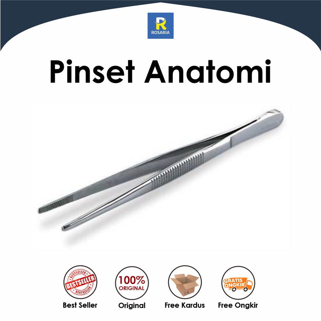 Jual Pinset Anatomis 14 cm Stainless Steel | Shopee Indonesia