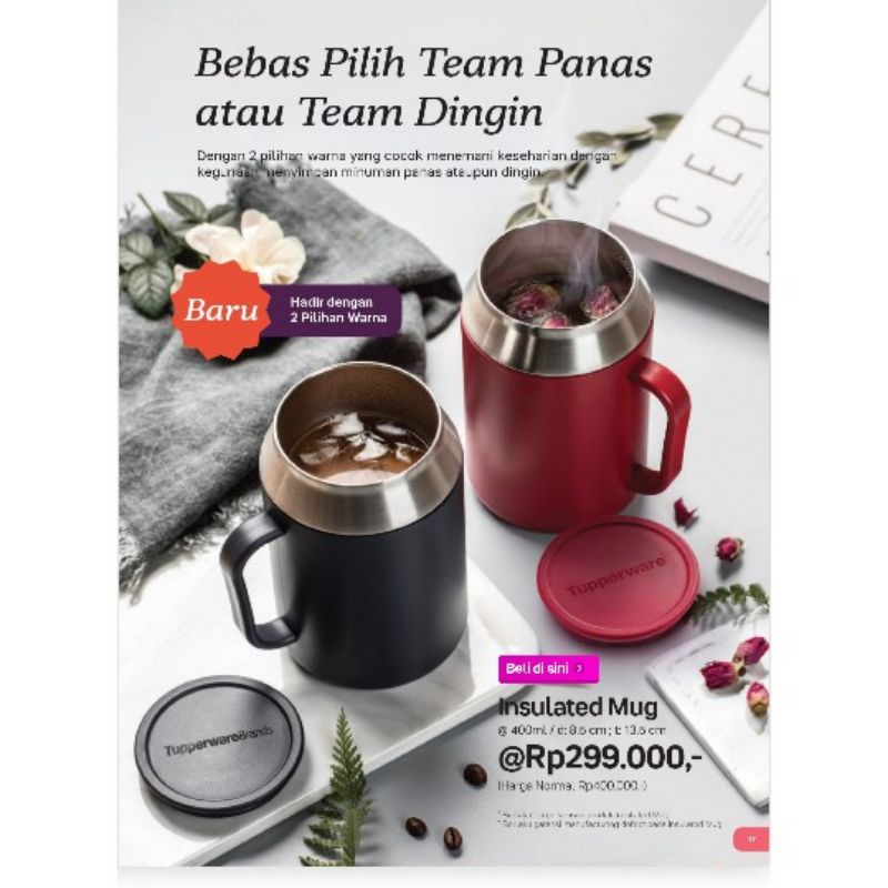 Jual insulated mug free box Tupperware | Shopee Indonesia
