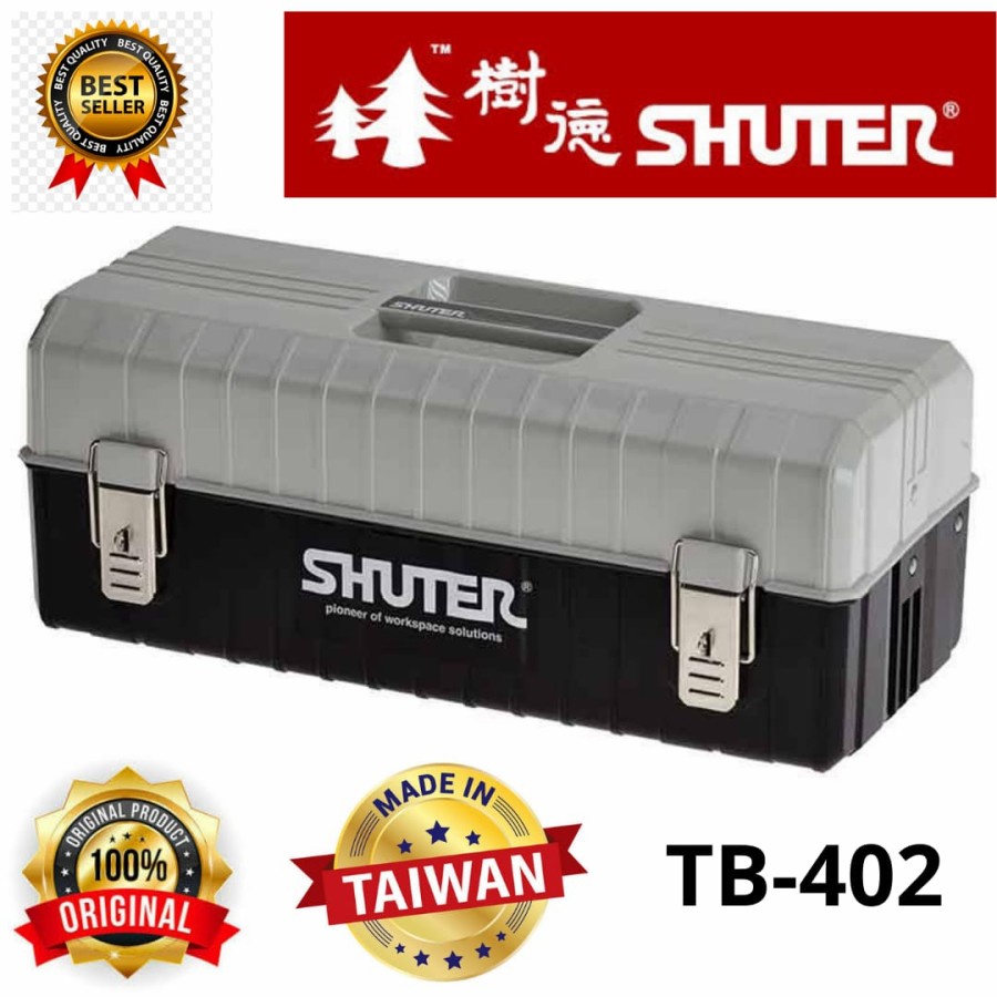 Jual SHUTER TB-402 Toolbox Kotak Perkakas 17.3 Inch Tool Box Professional 20 Kg | Shopee Indonesia