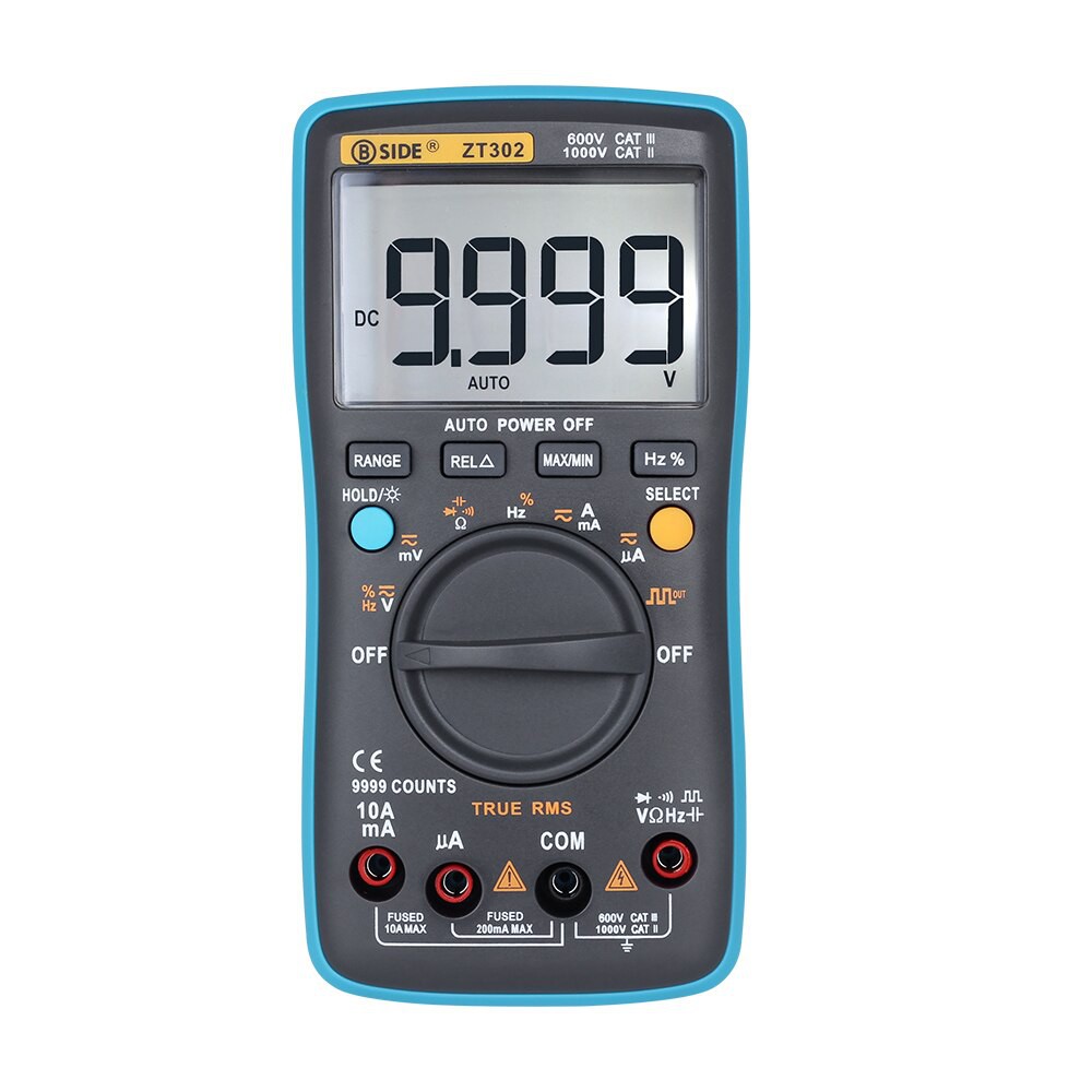 Jual IMPORT Digital Multimeter Backlight AC DC Voltage Current Meter ...