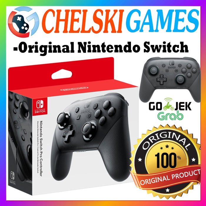 Jual NINTENDO SWITCH PRO CONTROLLER ORIGINAL NINTENDO | Shopee Indonesia
