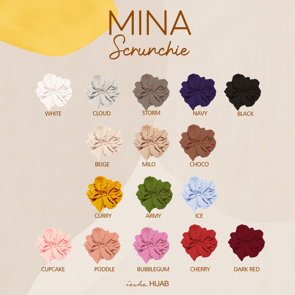 Jual Lishani Hijab Scrunchie Jumbo Bahan Voal | Shopee Indonesia