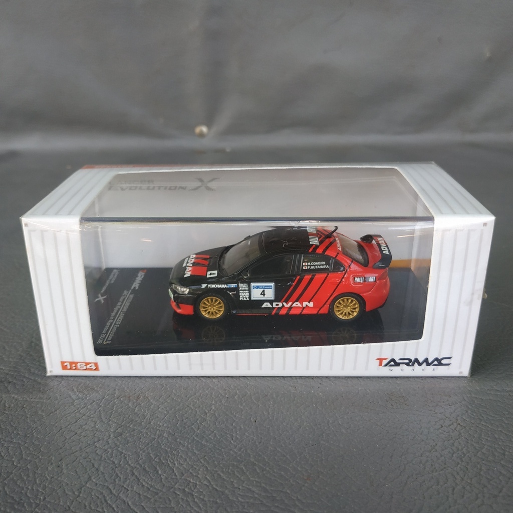 Jual Tarmac 1:64 Mitsubishi Lancer Evolution X Advan JRC 2008 | Shopee ...