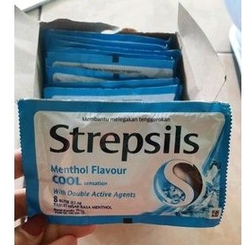 Jual permen strepsil isi 8 butir cool mentol flavor | Shopee Indonesia