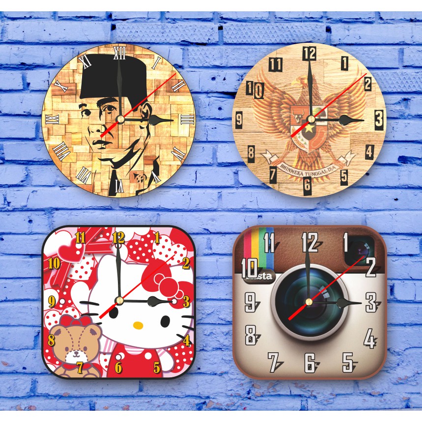 Jual #001 Jam Dinding Shabby Chic Desain Unik | Shopee Indonesia