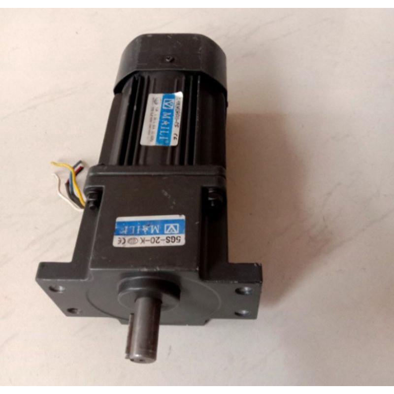 Jual Ac Motor Gearbox 220V 90W Ratio 1 : 20 High Torque | Shopee Indonesia