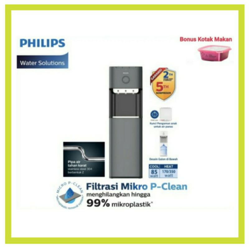 Jual Philips Dispenser ADD4966/70 Galon Bawah Filtrasi Mikro P-Clean ...