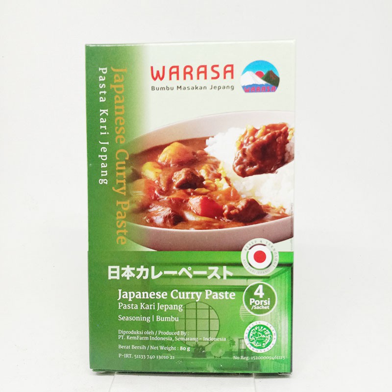Jual WARASA JAPANESE CURRY PASTE 80 G | Shopee Indonesia